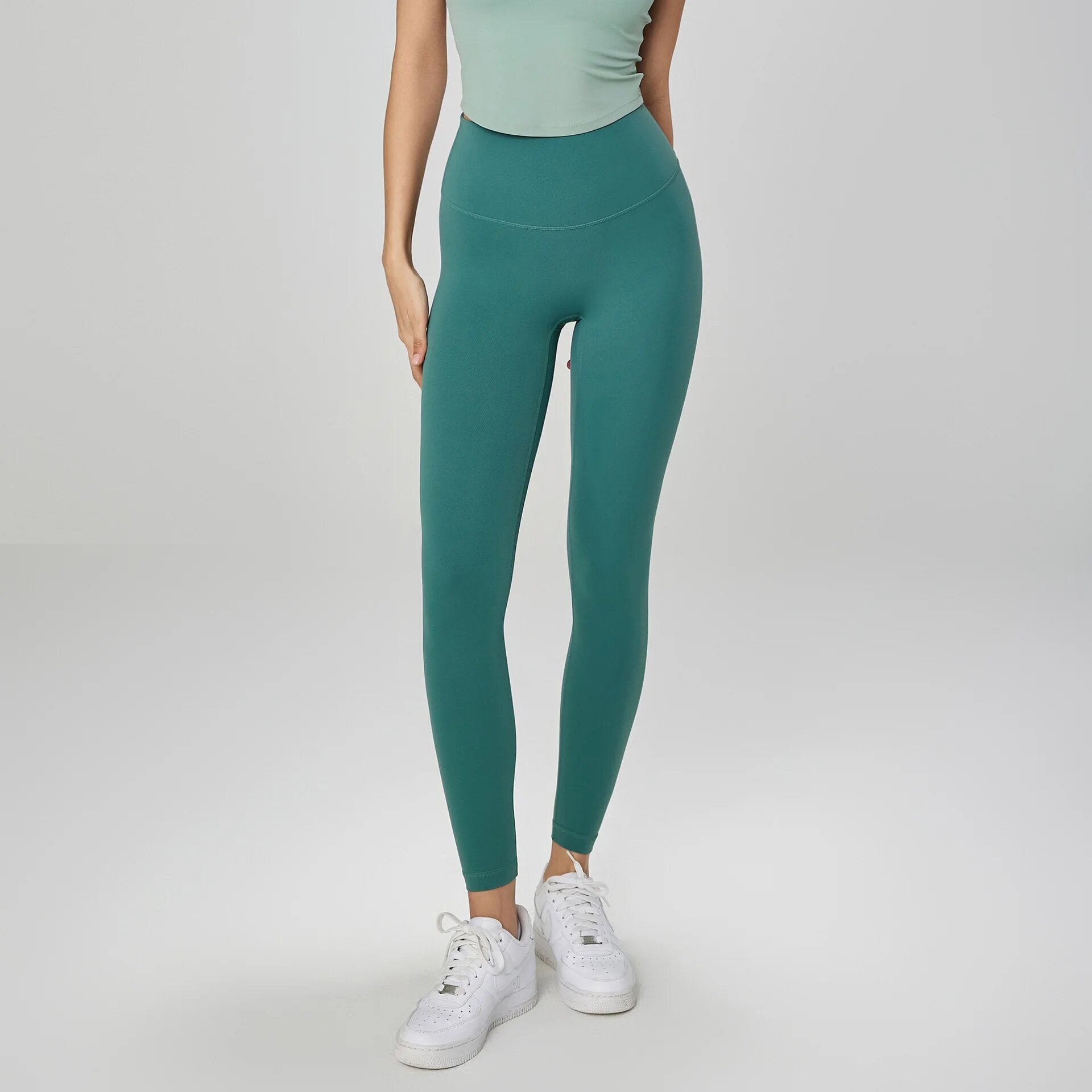 Легинсы женские для йоги, зеленые, Forest Green, XL