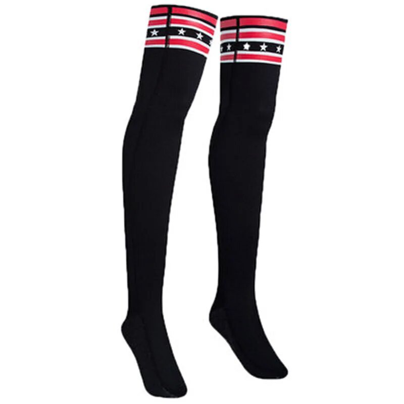 Неопреновые длинные носки для дайвинга 1,5 мм Черный, Black bunting, S