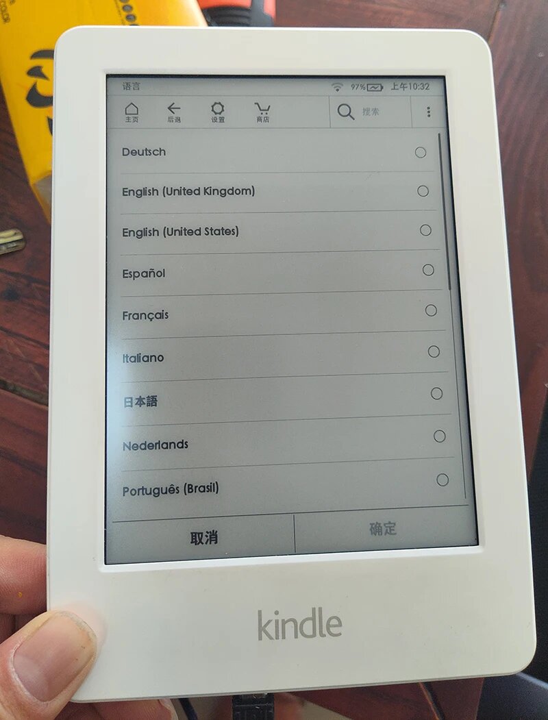 Используемая электронная книга Kindle 6 7 8 без подсветки Белый, Used kindle7 white