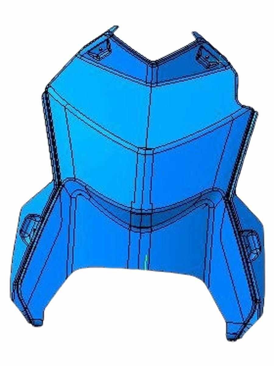 Щиток облицовочный рулевой колонки, снегоход STELS Ермак 600/800, LU084655 (item:200)