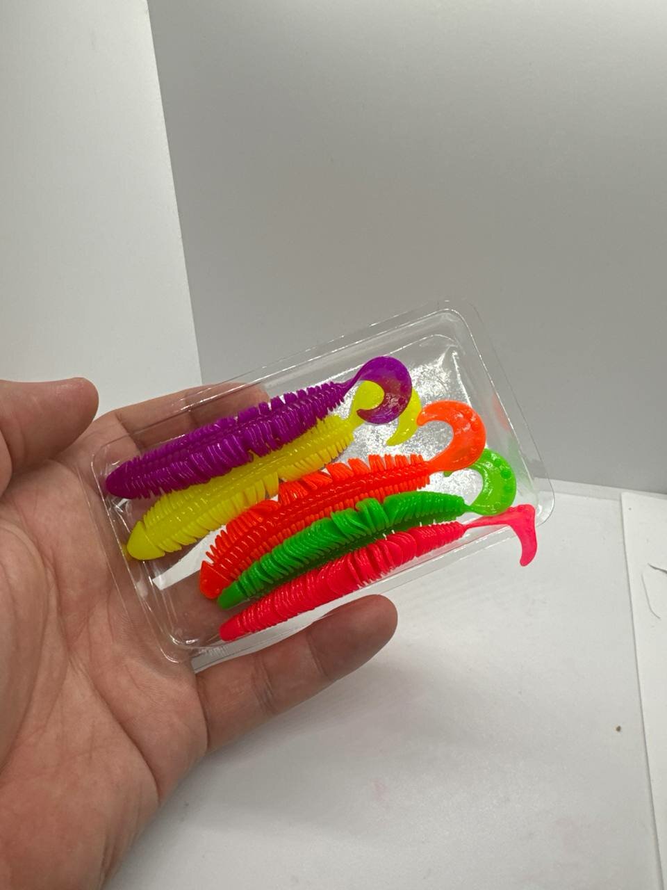 Силиконовые приманки для рыбалки; Силиконовые приманки; 5шт