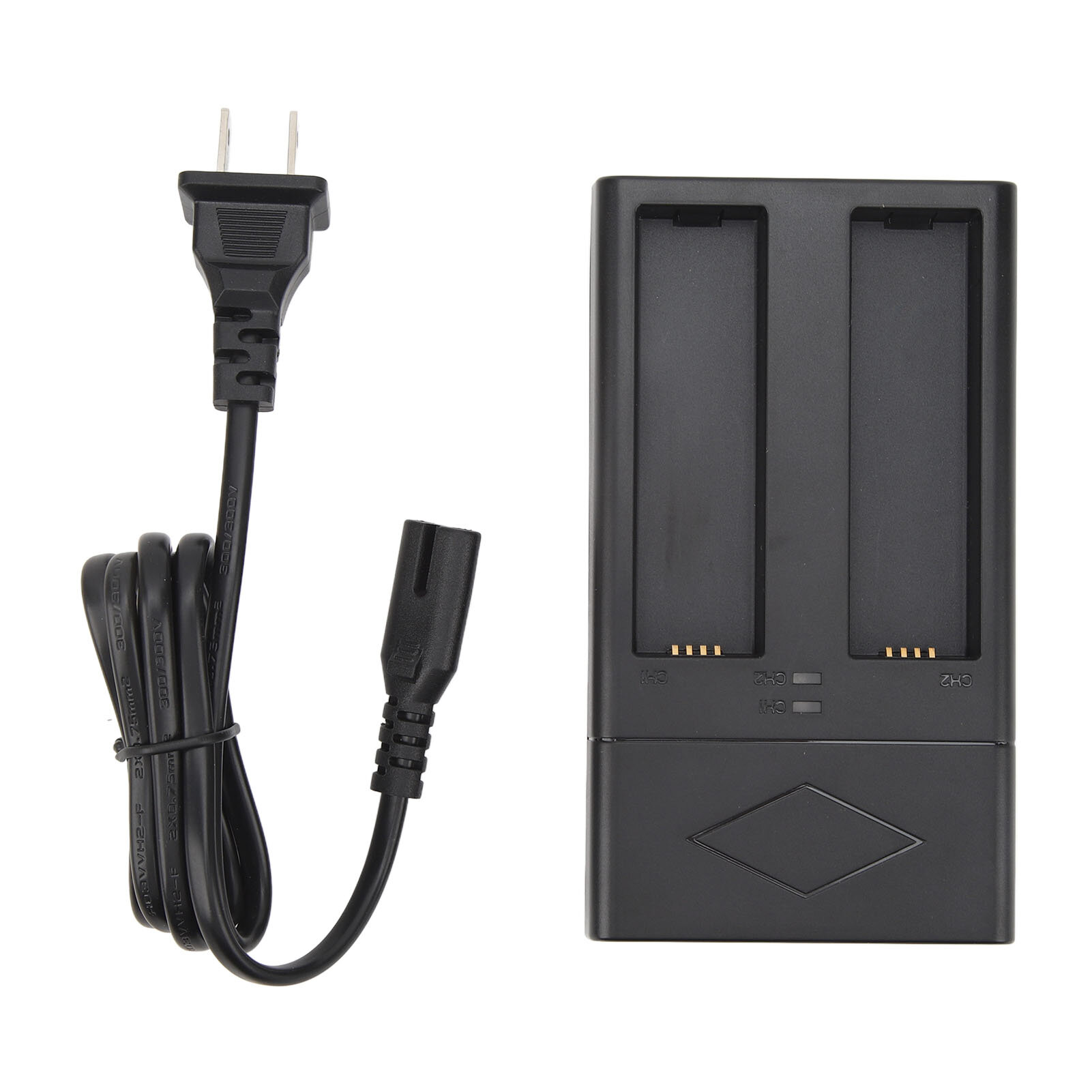 Зарядное устройство USB с двумя аккумуляторами, 2 отсека, быстрая зарядка и светодиодный индикатор для DJI Osmo, вилка стандарта США, 100‑240 В переменного тока
