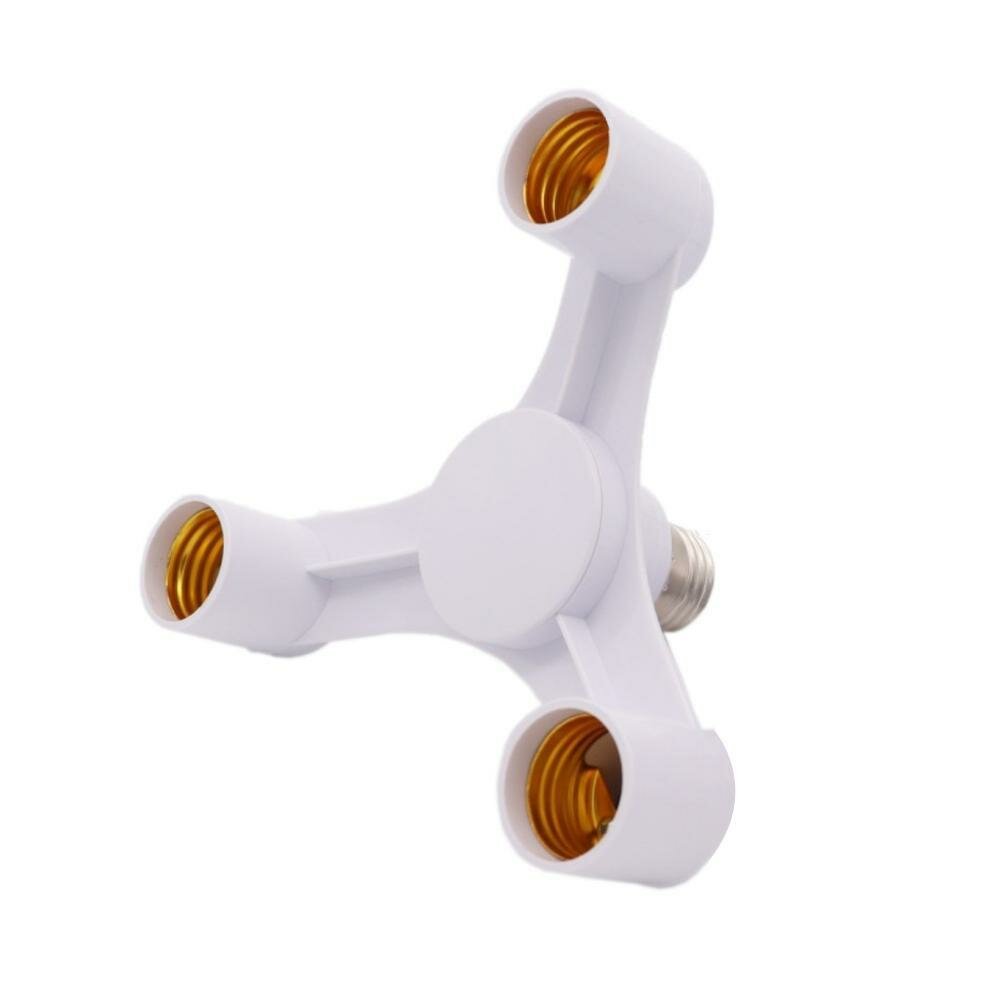 Адаптер-разветвитель E27 на 3, 4, 5 патронов, переходник для лампочек, увеличитель розетки E27 to E27