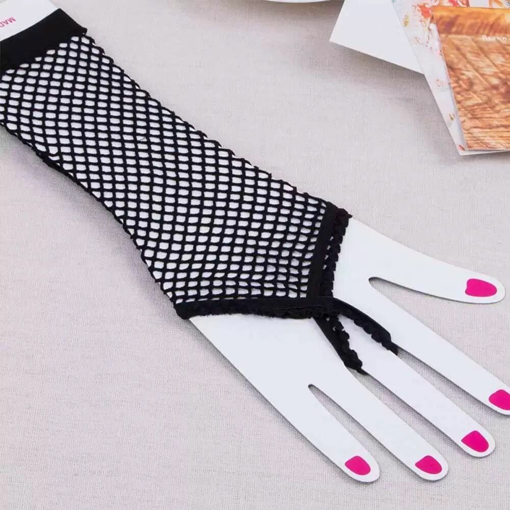 Женские рыболовные сетки перчатки, аксессуары для вечеринок