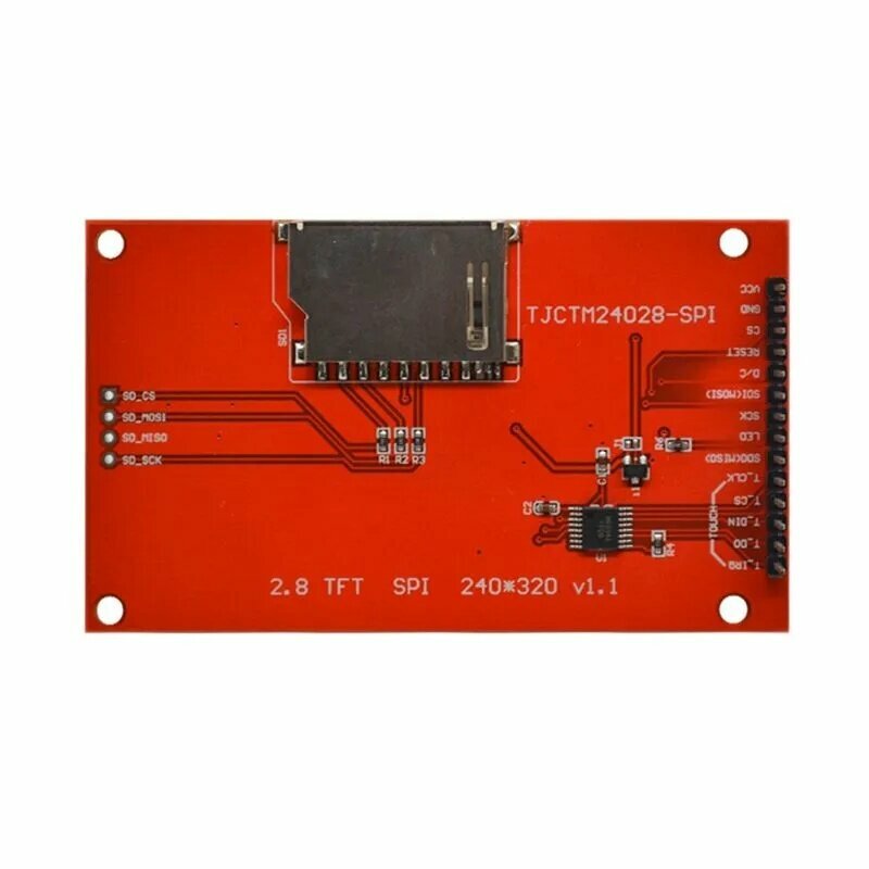 2,8-дюймовый SPI TFT ЖК-модуль 240X320 ILI9341 с сенсорным экраном