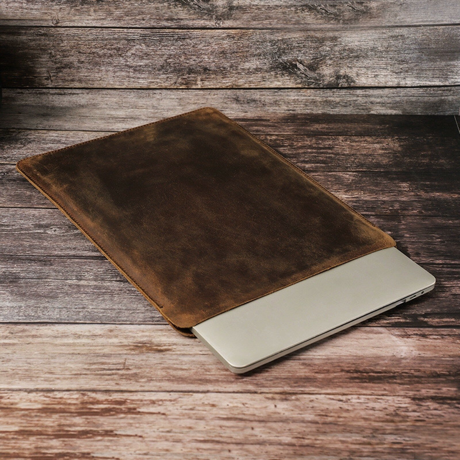 Чехол-папка-кобура MyPads X239-556 из натуральной кожи для MacBook Pro 13.3, MacBook Air, Dell XPS 13, ASUS ZenBook 13.3