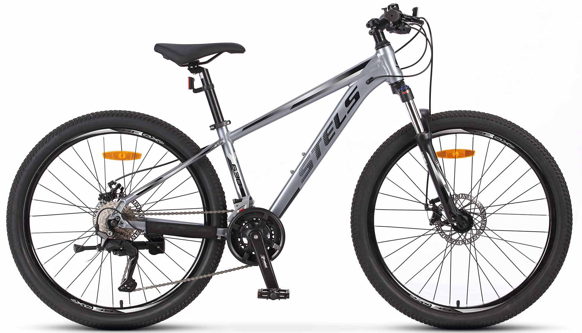 Горный велосипед Stels Navigator 630 MD Z010 (2025) 16" Серый (150-165 см)