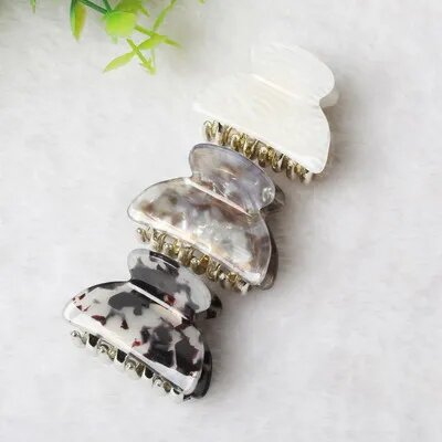 3 упаковки заколки для волос «Ромашка», акриловый пластик, маленькая заколка для волос для женщин и девочек, модный золотой краб для банков для волос, зажимы, аксессуары для волос