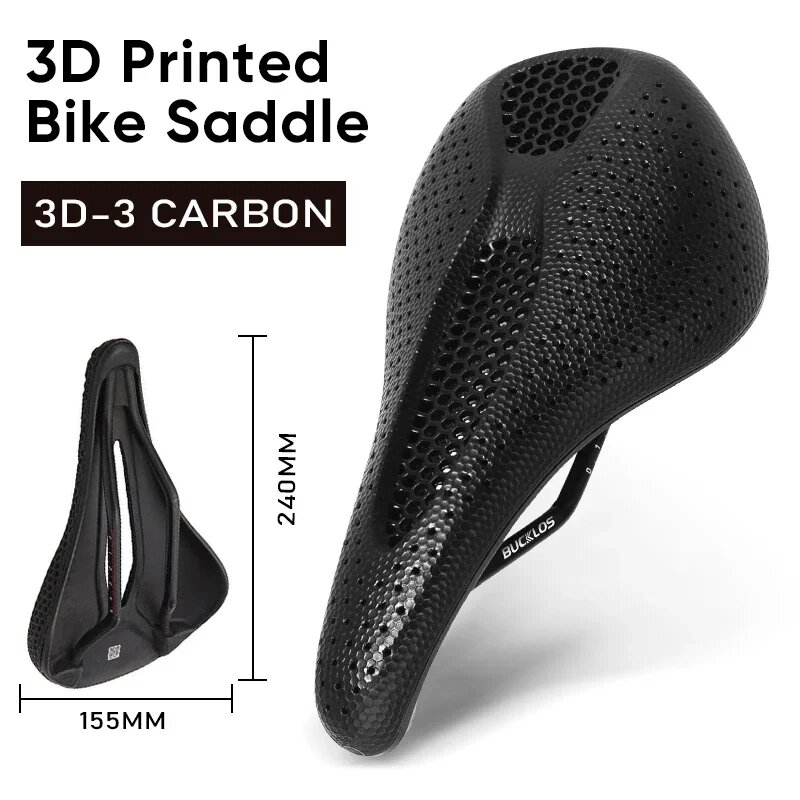BUCKLOS 3D велосипедное седло CARBON BASE 3D-3
