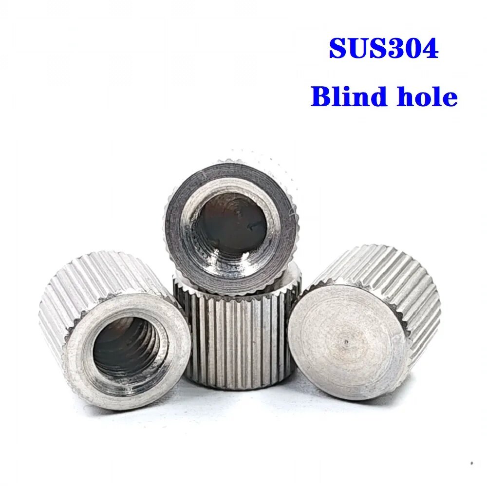 Гайка накатная M3 SUS304, Blind hole, 10шт