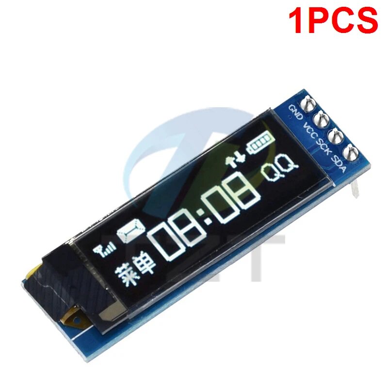 OLED модуль TZT 0,91", белый/синий, 128x32, для Arduino