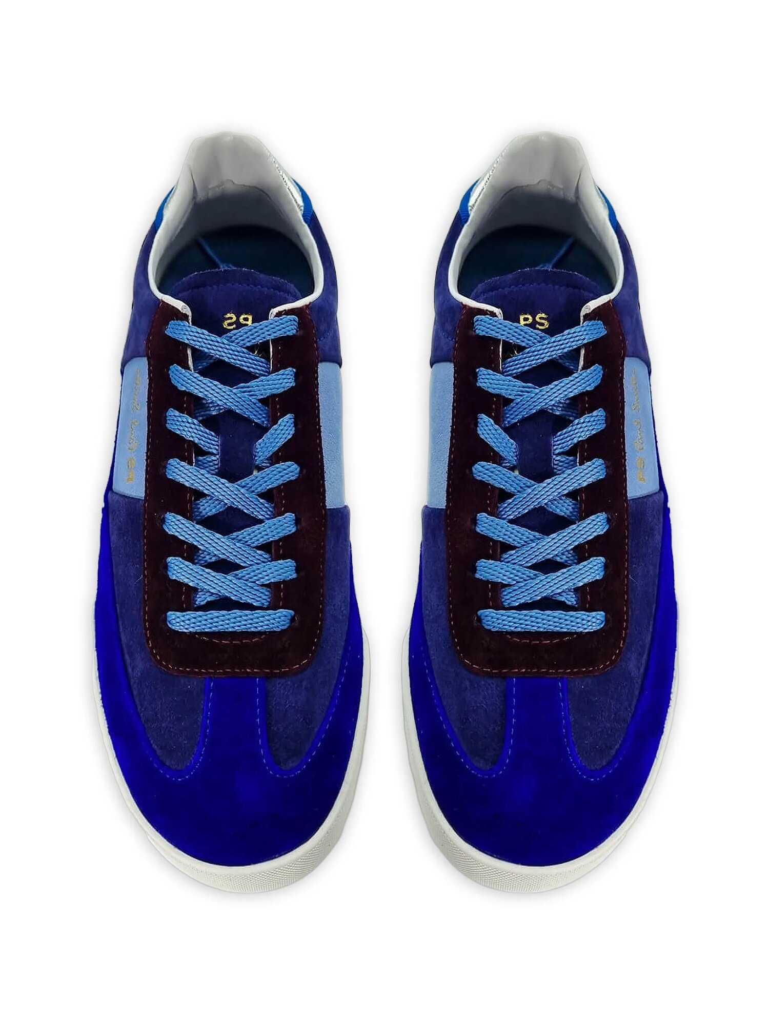 Кроссовки Paul Smith Suede panelled sneakers, размер 38, синий — фото 1