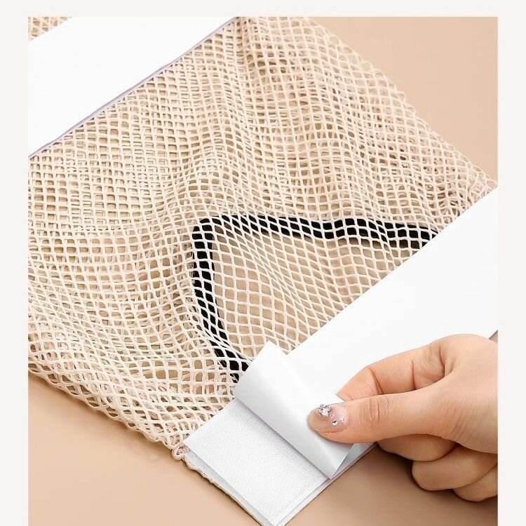 Инструмент для хранения кухонных мусорных пакетов, пластиковый сетчатый мешок, вместительный мешок для хранения.