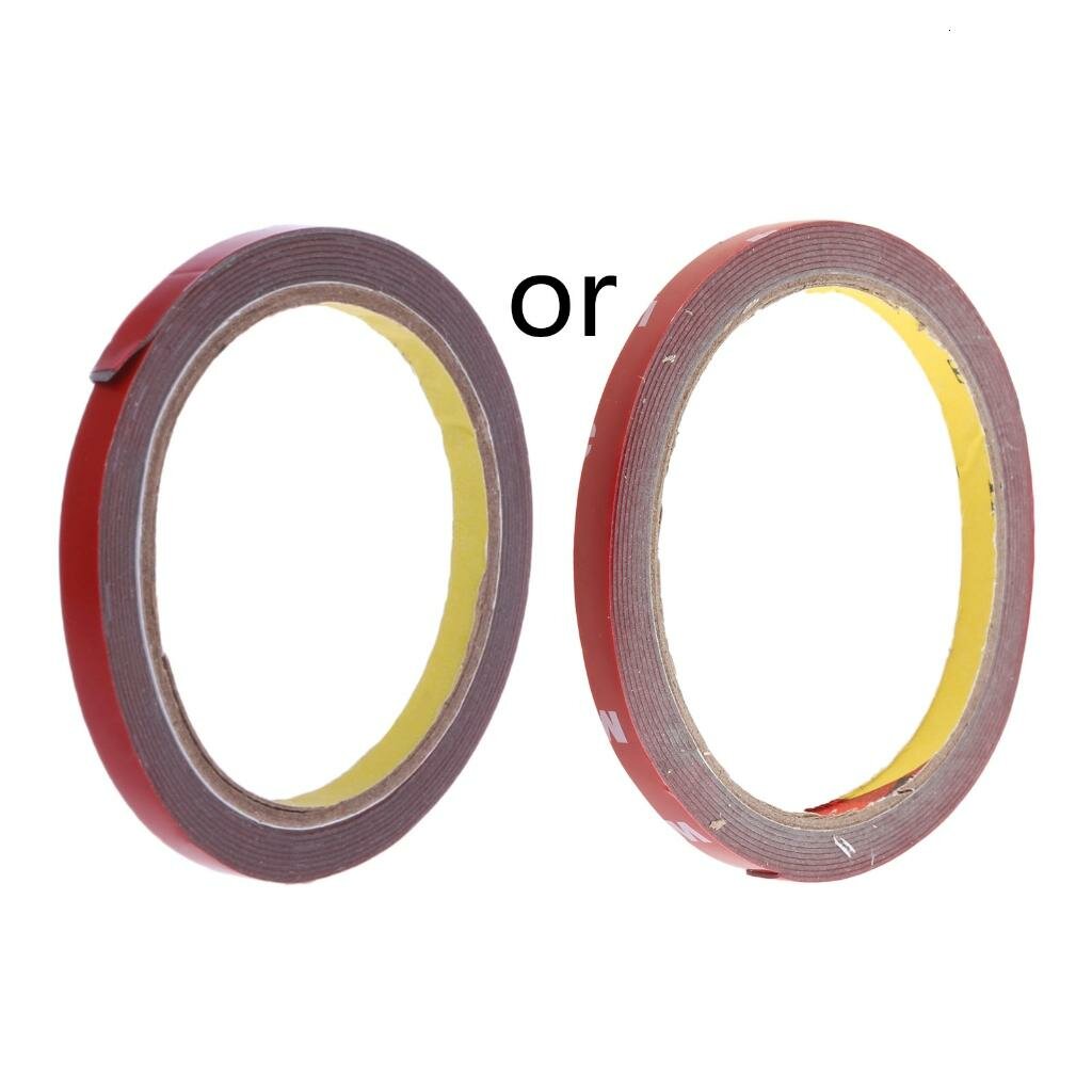 Высокопрочная двухсторонняя клейкая лента 3M, 8 мм, красный