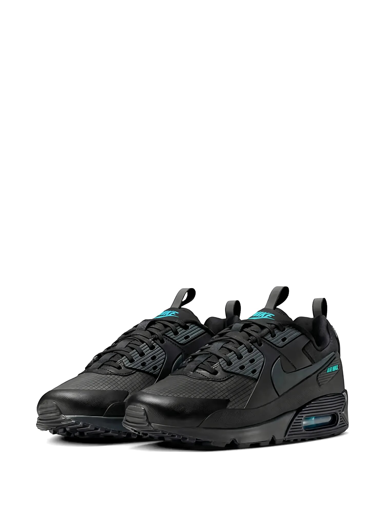 Кроссовки NIKE Air Max 90, размер 9.5 US, black/black — фото 1