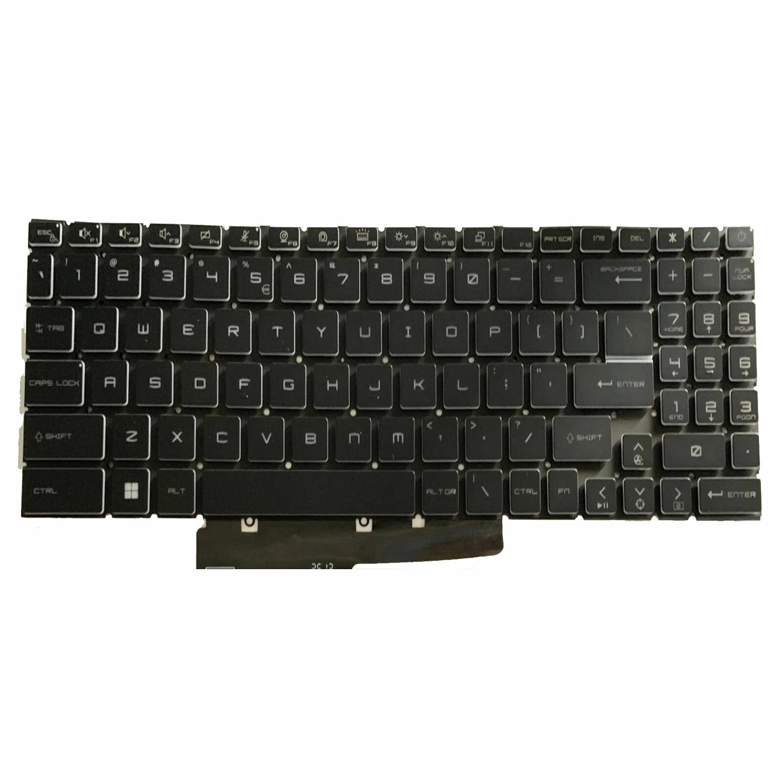Американская раскладка клавиатуры для ноутбуков MSI Katana GF66 GF76 MS-1582 MS-17L1 Pulse GL66 GL76 клавиатура ноутбука