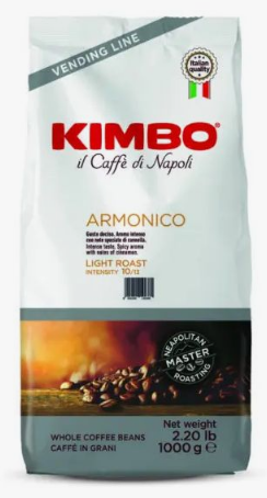Kimbo Armonico кофе в зернах 1кг пакет арабика/робуста пакет с клапаном