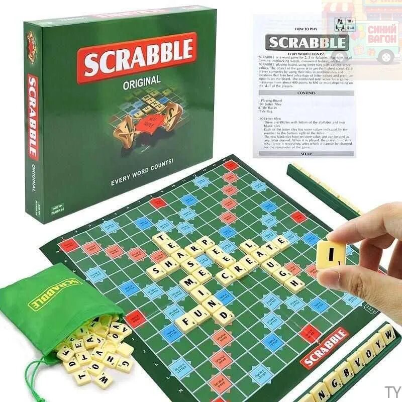 Игра настольная Scrabble - английский