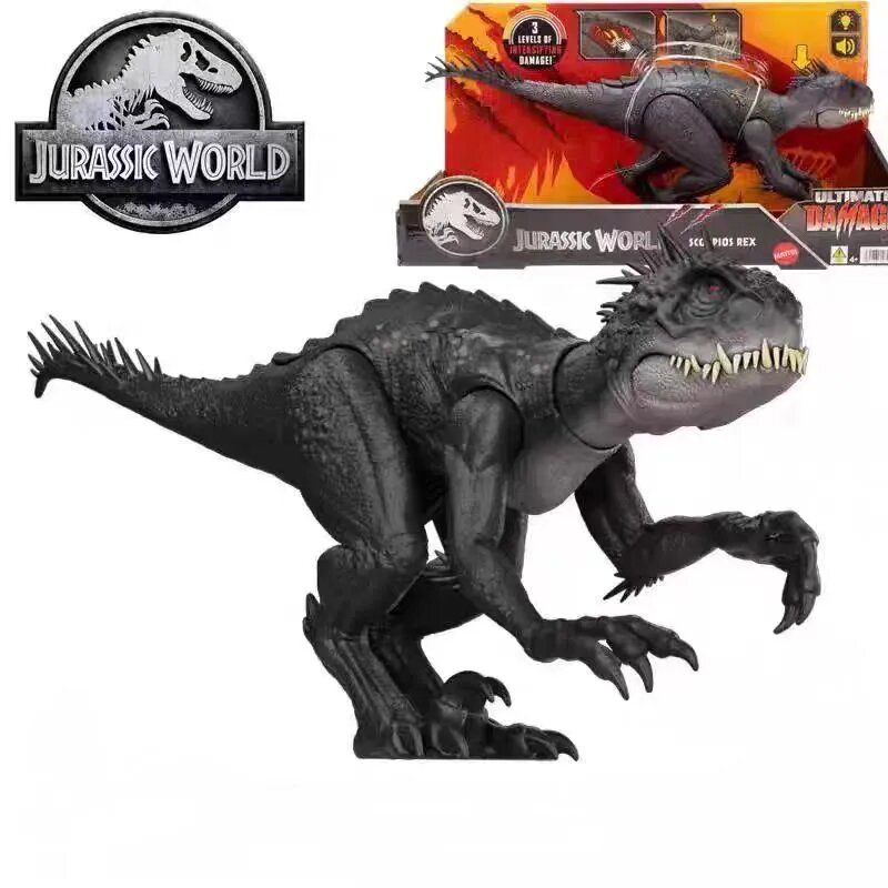 Скорпиос Рекс из Мира Юрского периода фигурка Mattel со светом и звуком JCG25