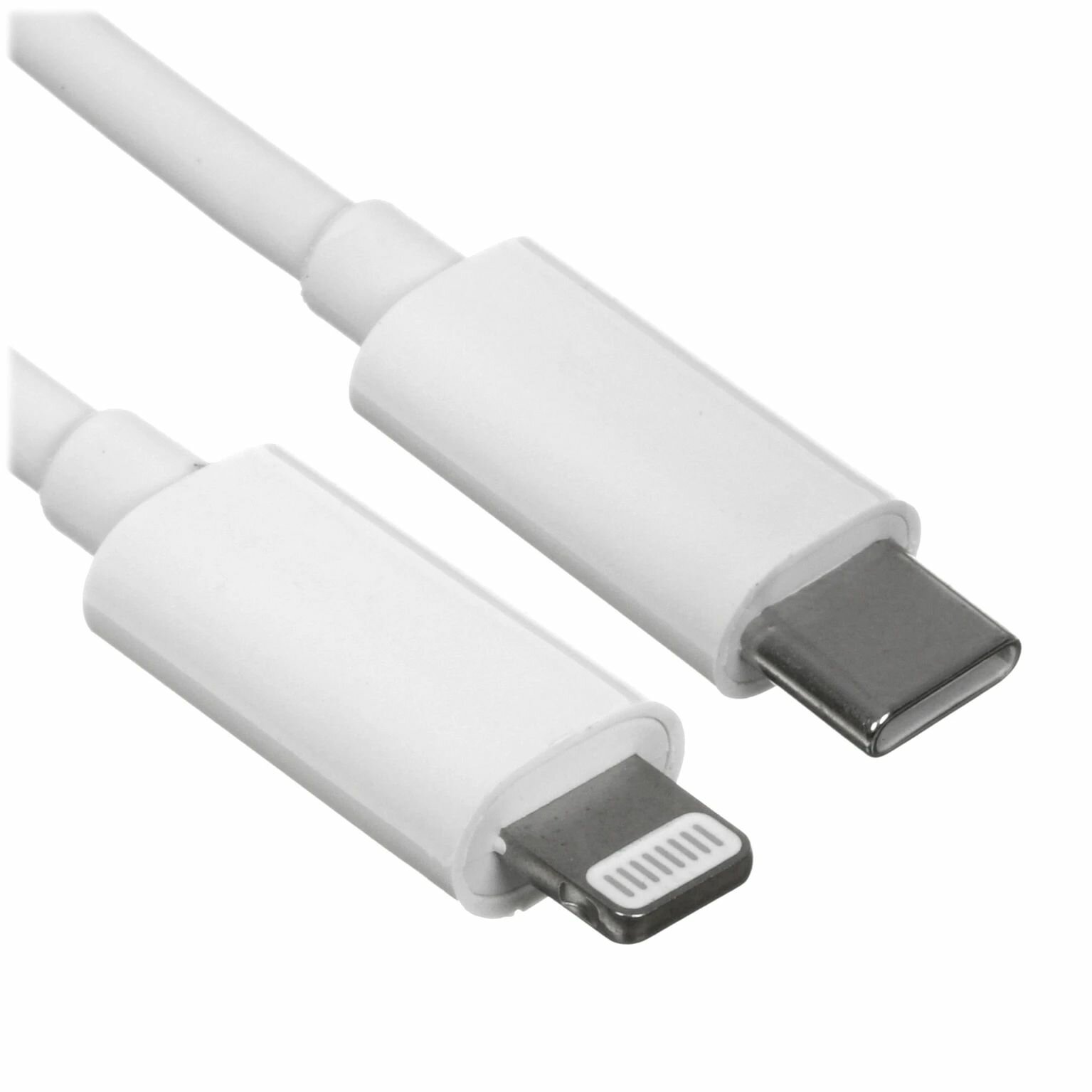 Кабель круглый KEYRON 8-pin MFI - USB Type-C белый 1.5 м