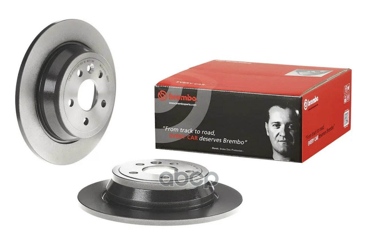 Диск тормозной LAND ROVER FREELANDER задний D 302мм. Brembo арт. 08. B804.11