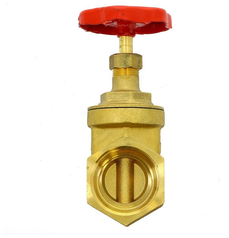 Задвижка клиновая латунная R55 Ду 50 Ру16 ВР маховик Giacomini R55Y008