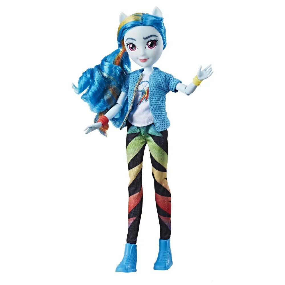 Фигурка My Little Pony Equestria Girls Rainbow Dash кукла для девочек пластик коллекционная шарнирная — фото 1