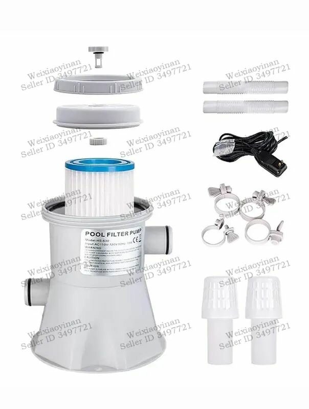 Насос с фильтром для бассейна, Электрический циркуляционный очиститель для бассейна