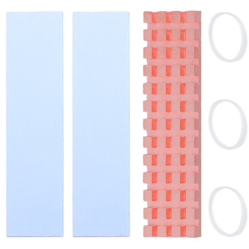 Медный радиатор с твердым диском 2/3/4/6 мм M.2 2280 Повышает эффективность охлаждения