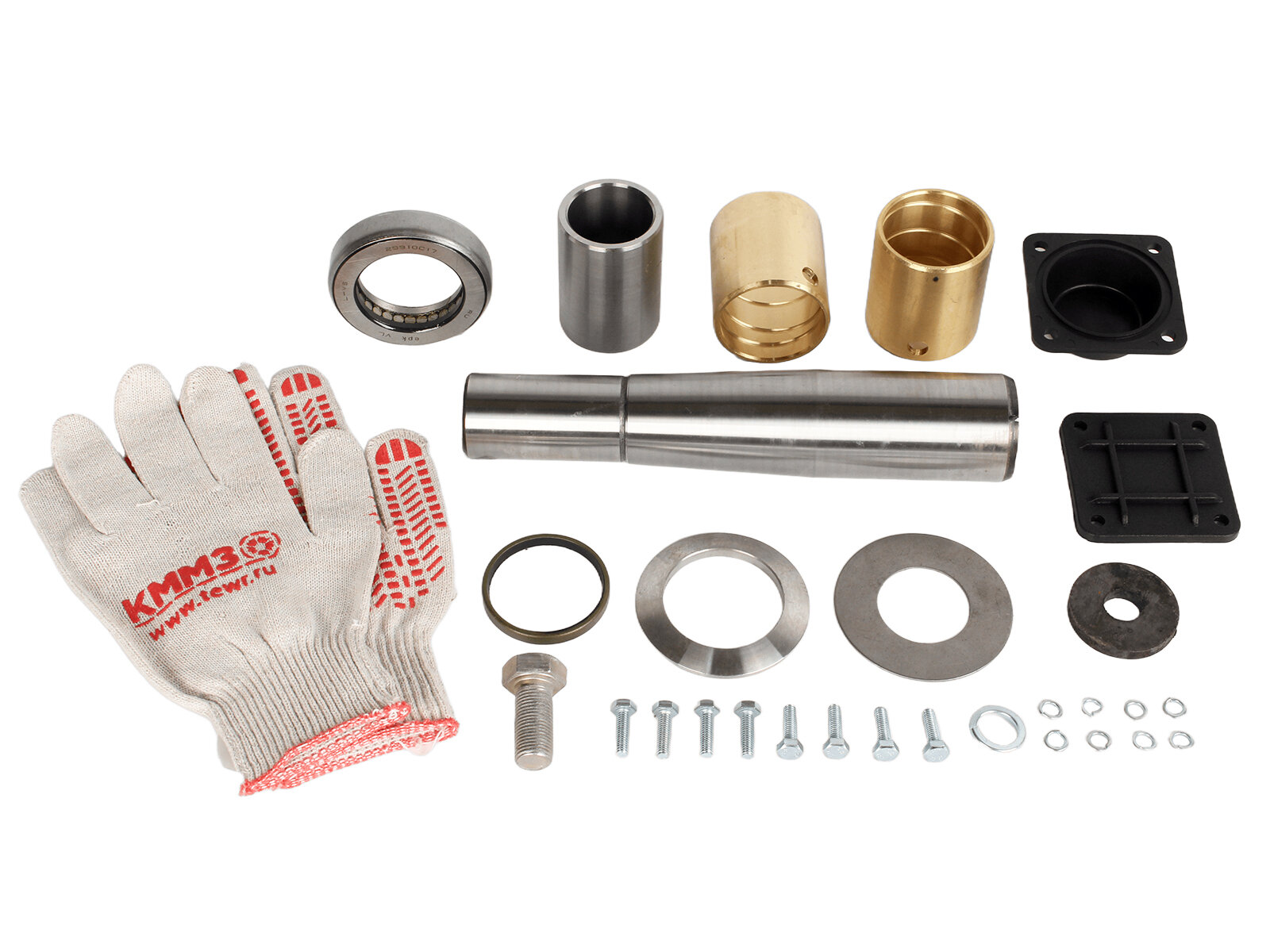 Шкворень КамАЗ-6520, 6460, 5490 в сборе кммз (6520-3001019РК)