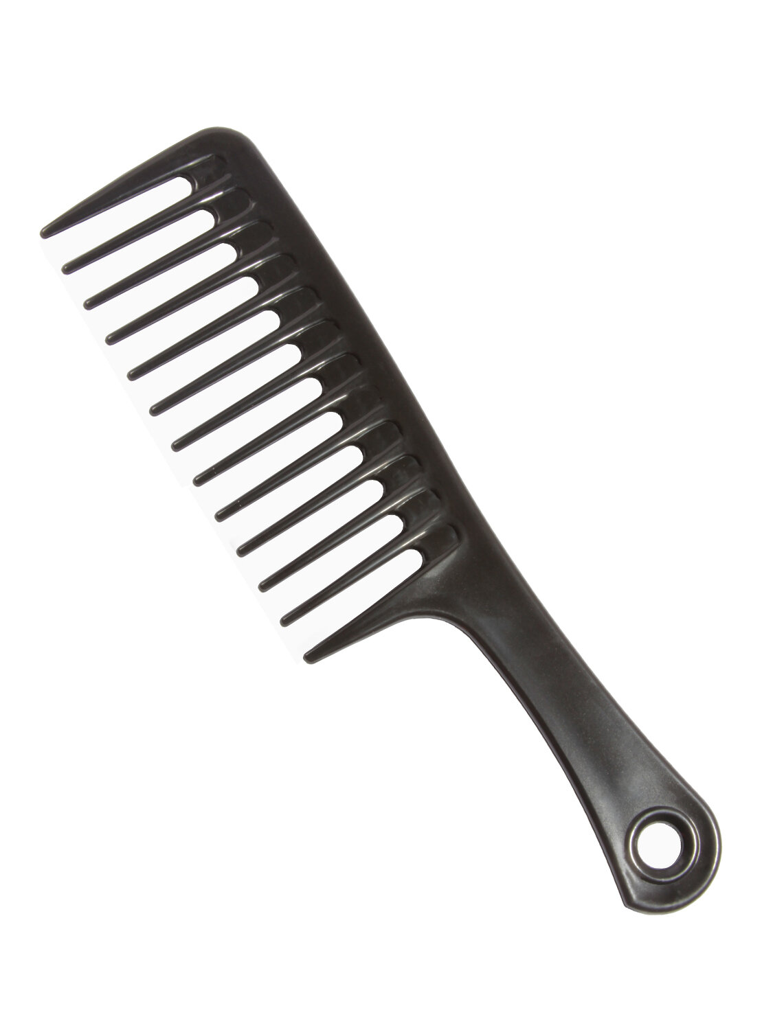 Расческа Royal Rose, для влажных волос, пластик, черная, 1 шт