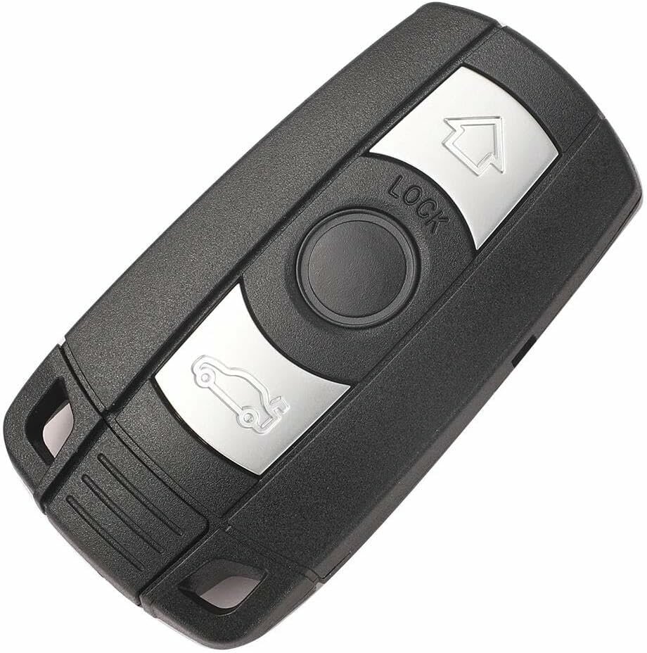 Для 1 3 5 6 серий E60, E61, E63, E64, E70, E71, E72, E87, E88, E82, E90, E92, E93 Корпус ключа автомобиля 3-кнопочный че — фото 1