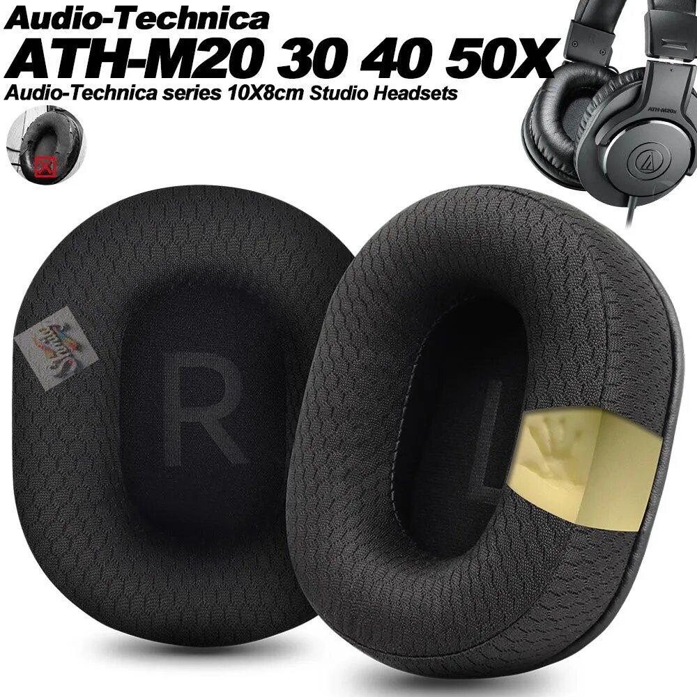 Амбушюры Audio-Technica ATH-M20X M40X M30X M50X, WH BTx M10 M20 M30 M35 M40fs M45 MSR7b, ATH-PRO5 PRO5v SX1 SX1a PG1 PGD1,10X8см 100X80мм Овал Овал для наушников