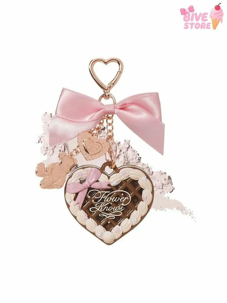 Эксклюзивная пудра Flower Knows Sweetheart Bear, 2.5 г, тон 01 Cocoa