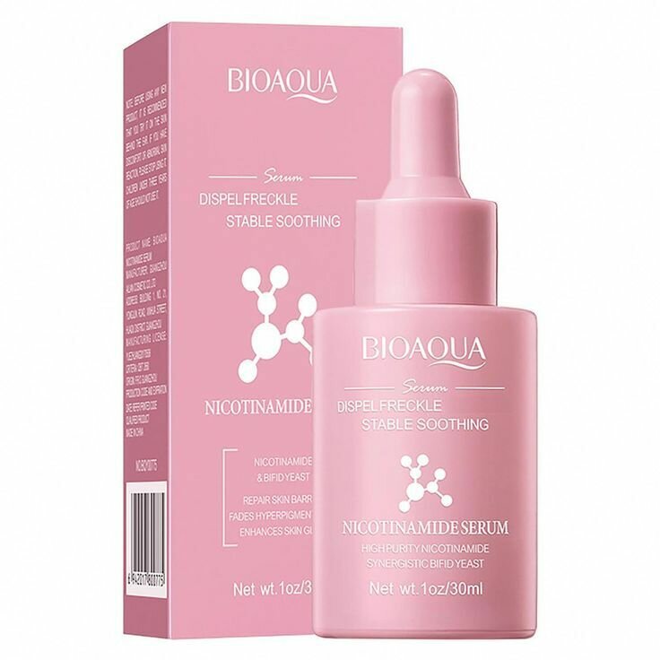 Bioaqua NICOTINAMID SERUM Антивозрастная сыворотка для лица с ниациномидом, 30мл