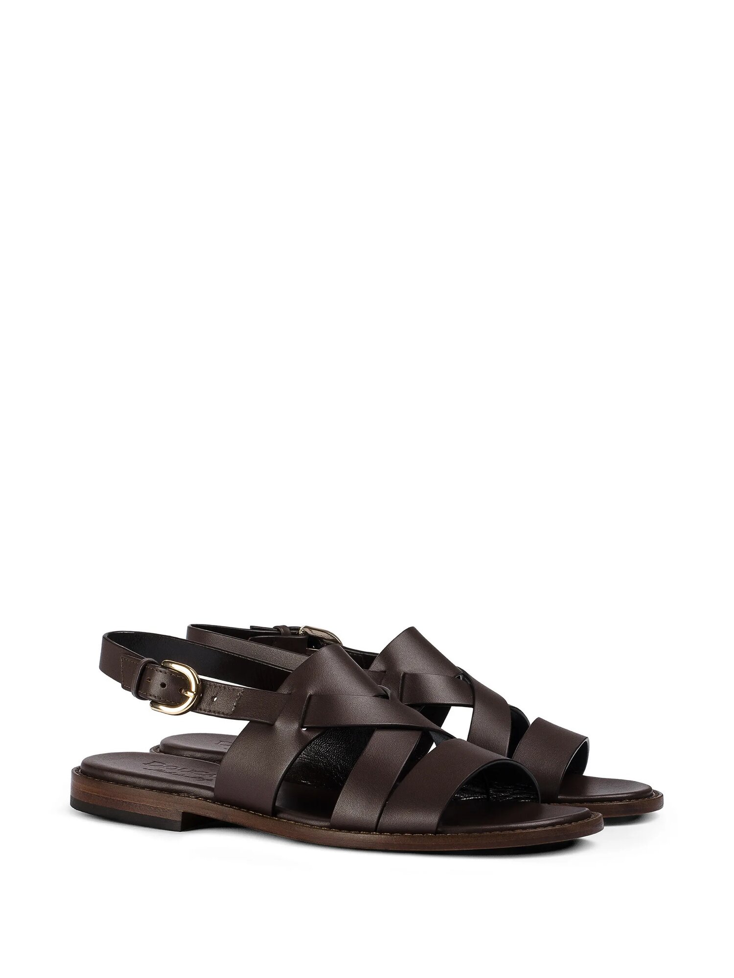 Босоножки Doucal's Multi-strap leather sandals, размер 35 — фото 1