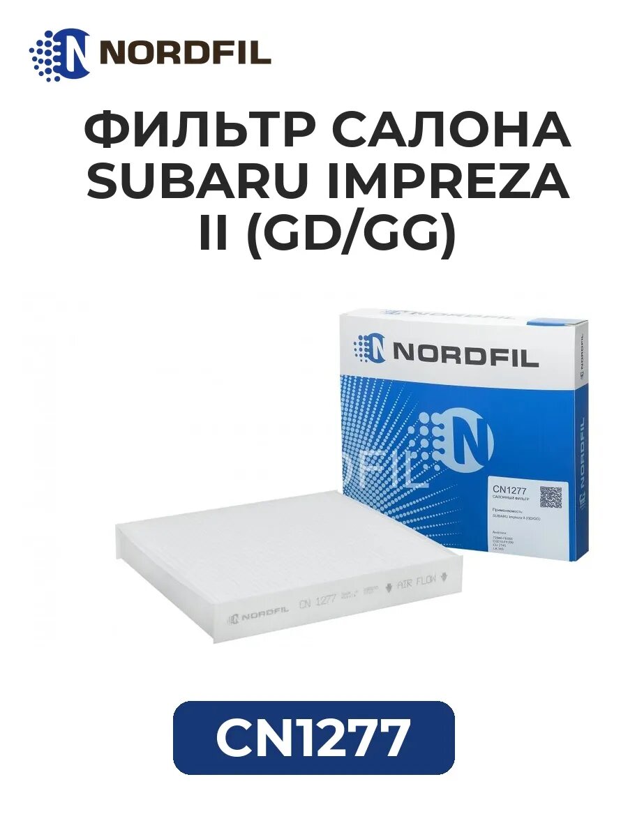 Фильтр салона Subaru Impreza II (GD/GG)