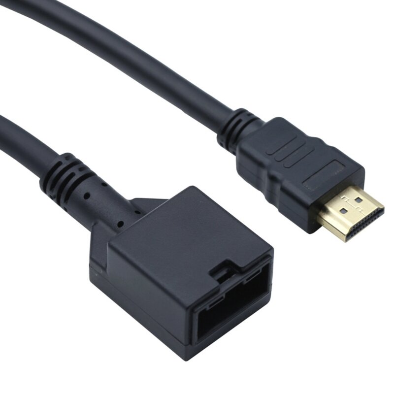 Кабель для преобразования HDMI EF female 19P в HDMI AM male 19P-0,5 м