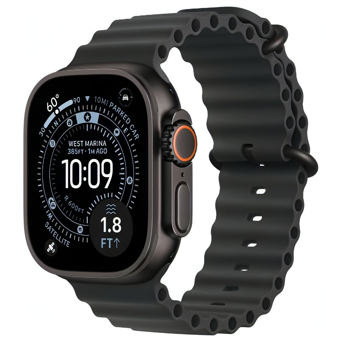 Смарт-часы Apple Watch Ultra 3 Bl 49mm Ocean Band черный