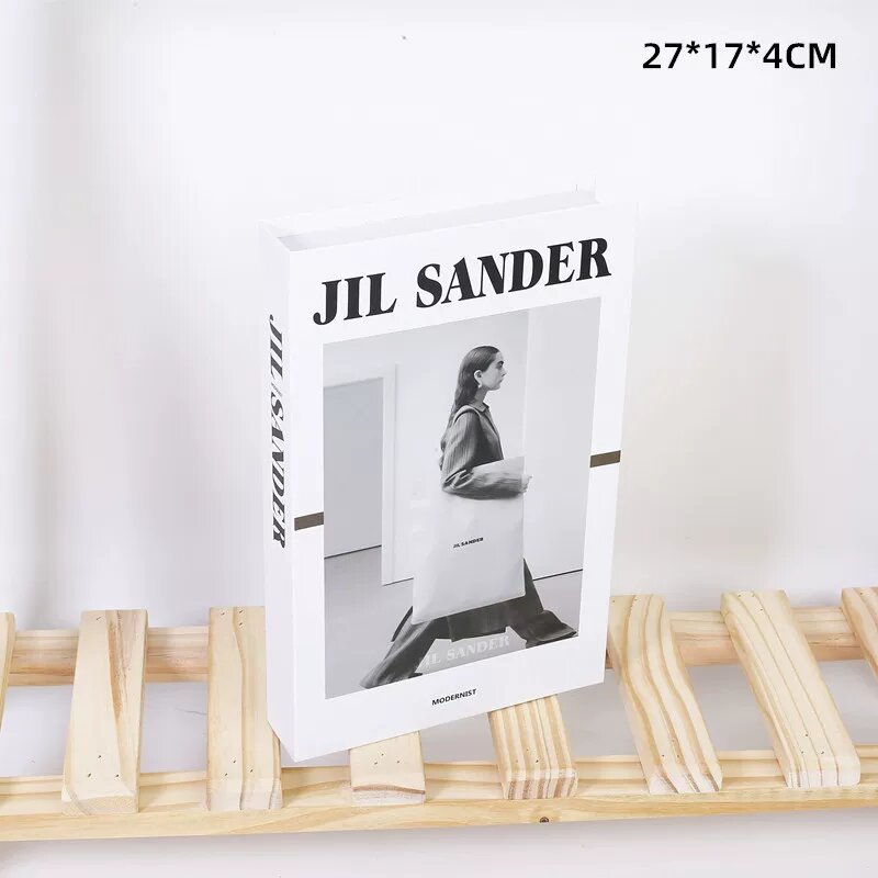 Поддельная книга для фотосъемки стиль JIL, декор стола, 5x5 дюймов, идеально для социальных сетей