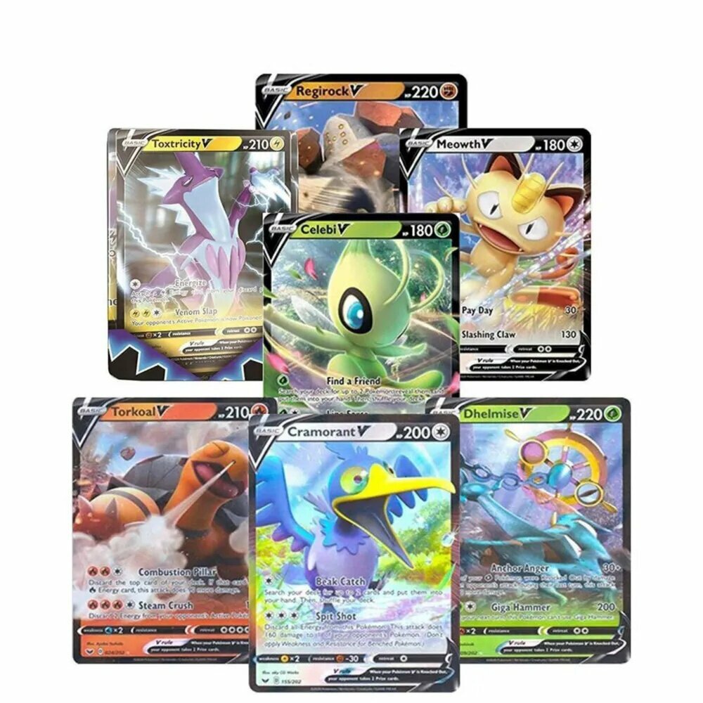 Коллекционные карточки "Pokemon", Покемон карты настольной игры,140 шт.