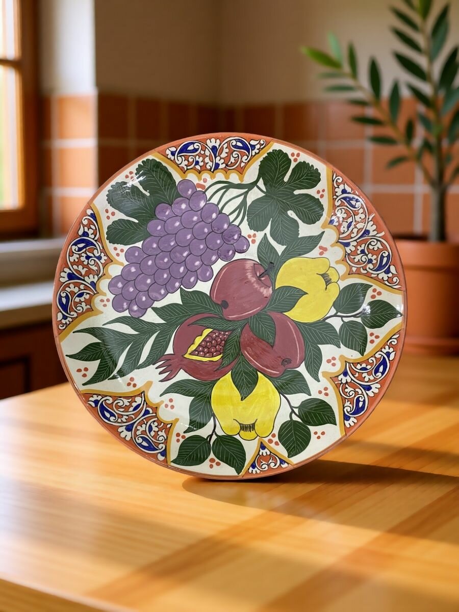 Посуда Узбекская с фруктами