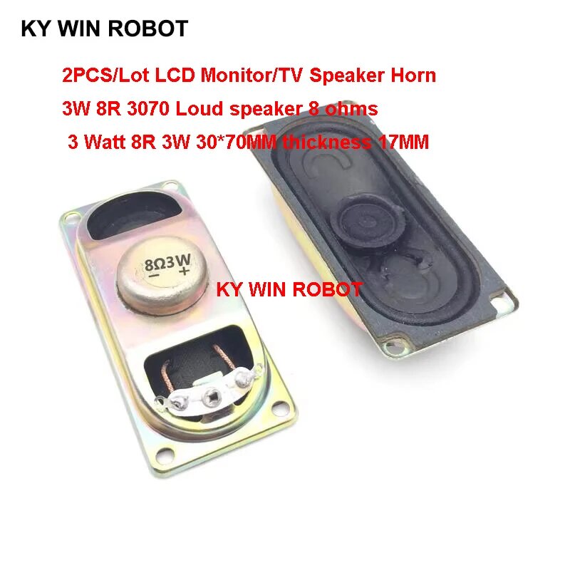5 шт, мини-динамик KY WIN ROBOT 0.25 watt 0.25W 8R, 27 мм
