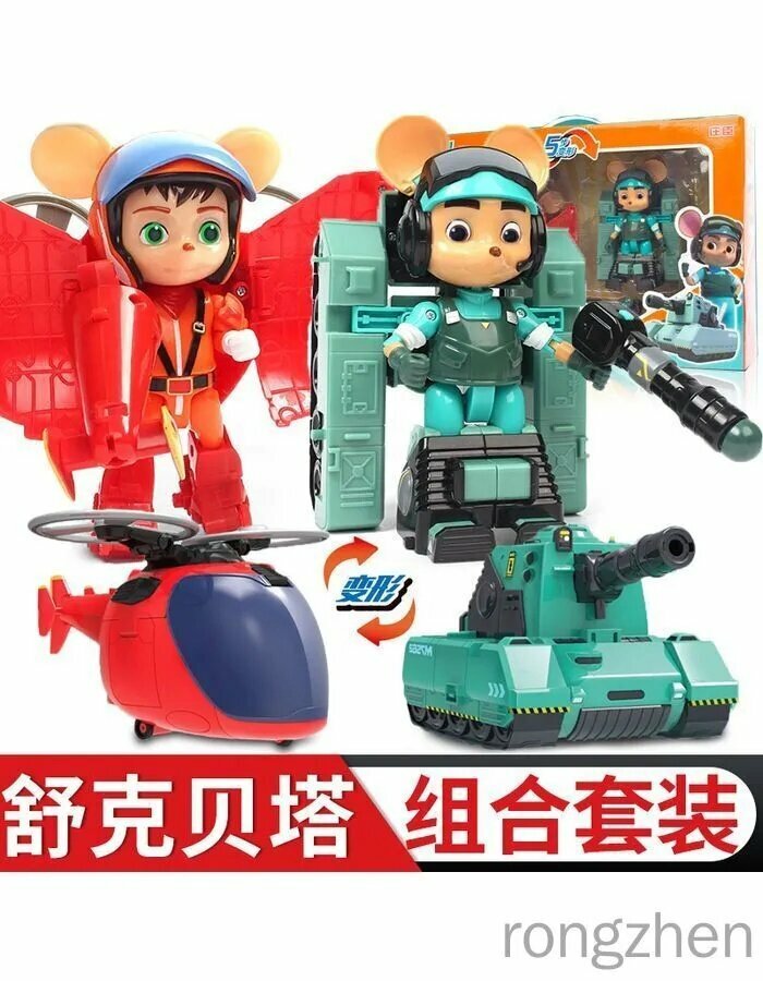 Игровой набор JOHNSON Adventures (Шук + Бета, трансформация, запуск оружия)