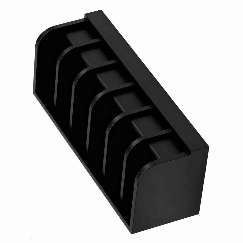 Коробка для хранения ремней из натурального дерева с несколькими отделениями