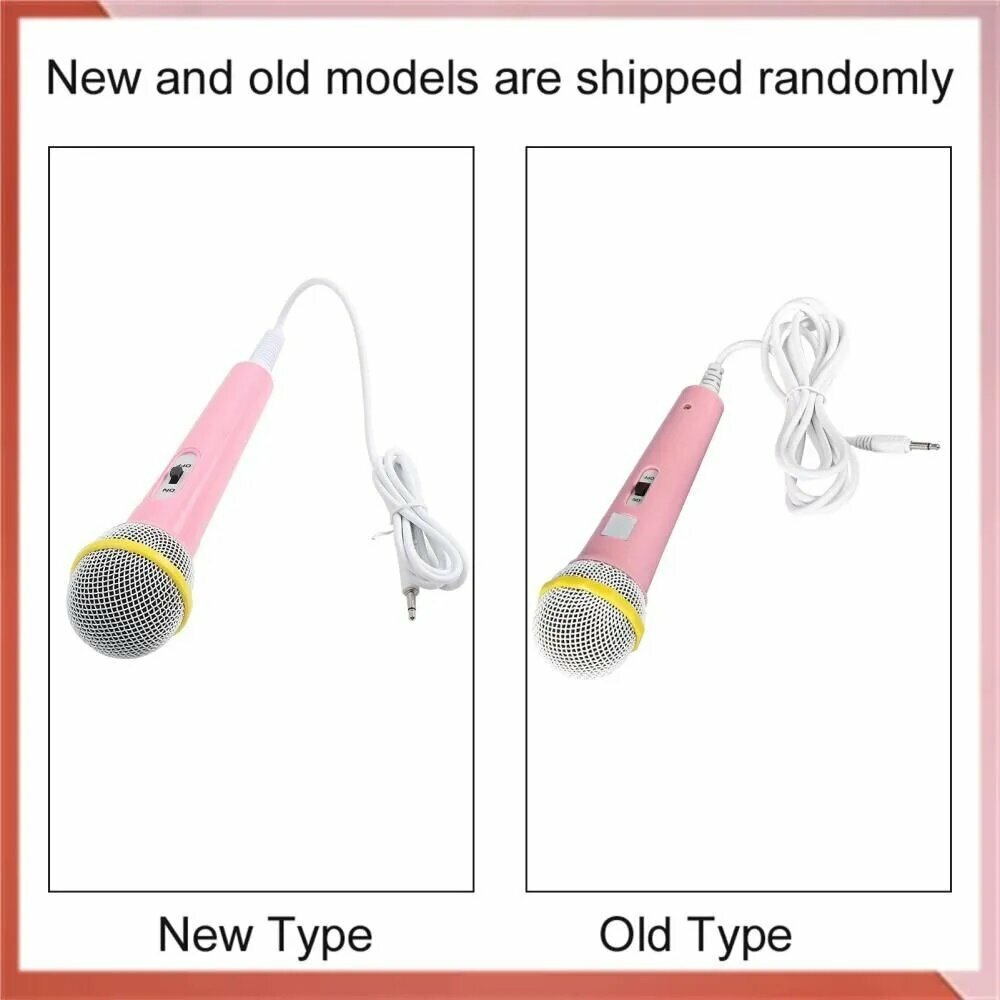 Микрофон, розовый