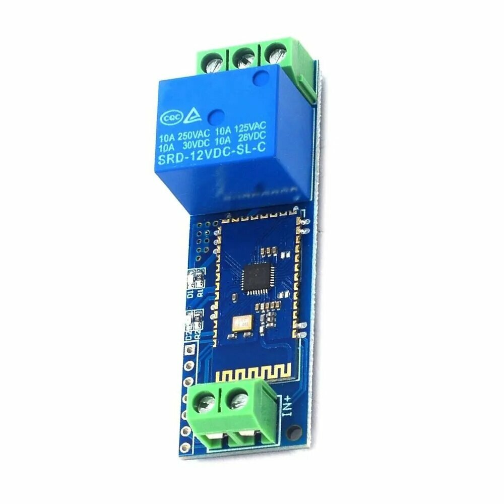 Модуль реле 12В IoT с управлением через приложение, - 1 путь