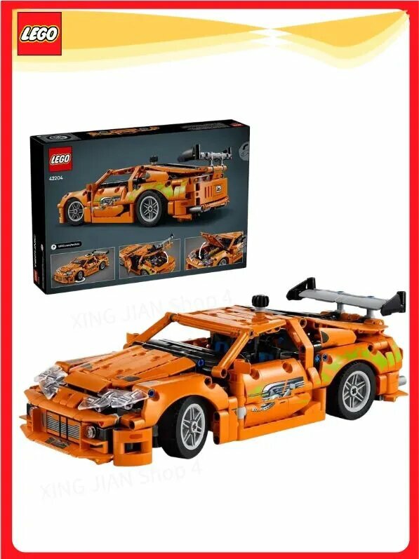 Конструктор LEGO 42204 TECHNIC Форсаж Toyota Supra MK4, 810 деталей, возраст от 9+, лего для мальчиков/девочек