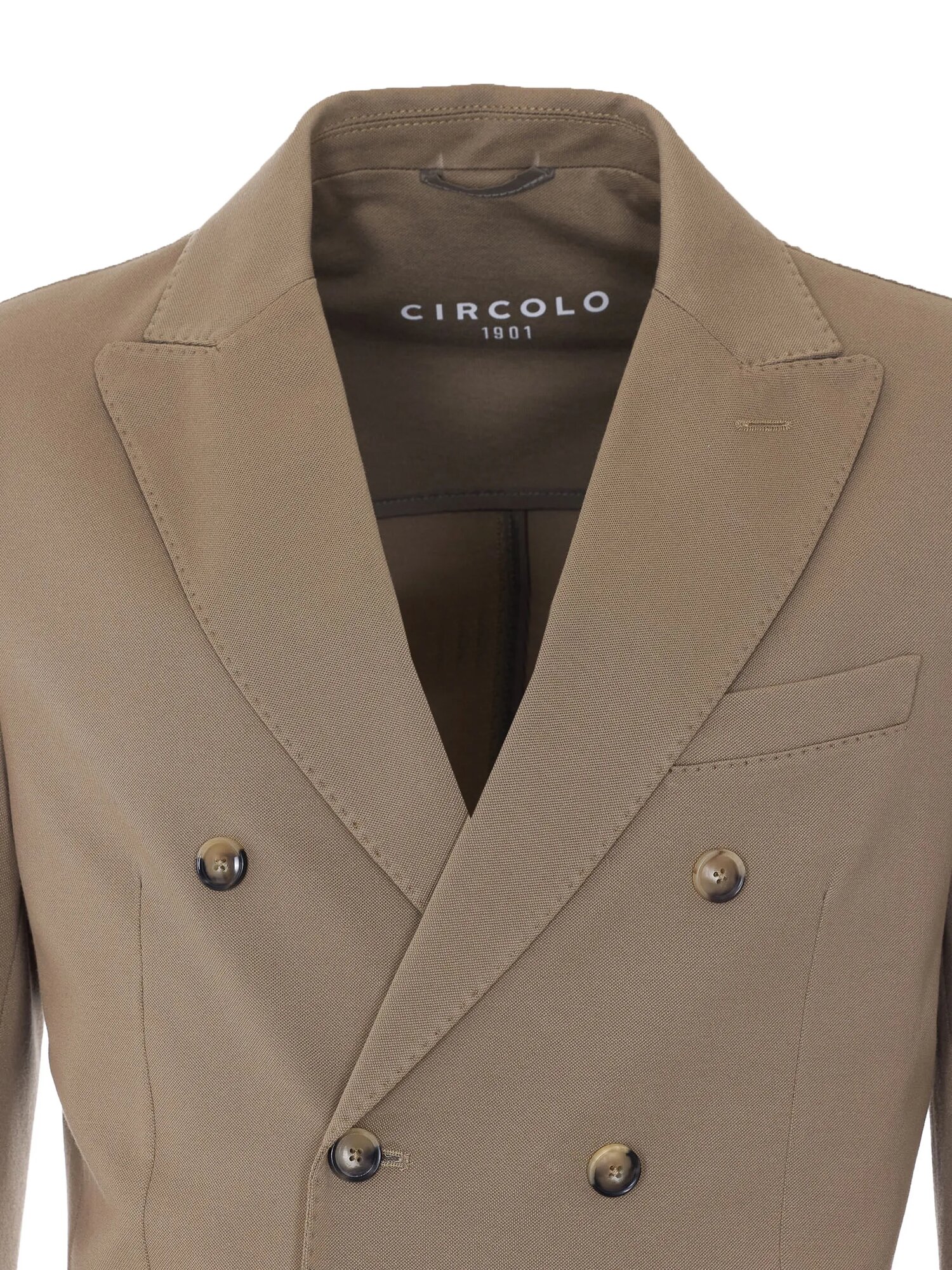 Пиджак Circolo 1901 Double-breasted button blazer, размер 50, разноцветный — фото 1