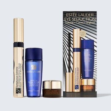 Estee Lauder Eye Seduction Set Набор косметический: тушь Sumptuous Extreme 8 мл + очищающее средство для лица 30 мл + Крем для глаз 5 мл